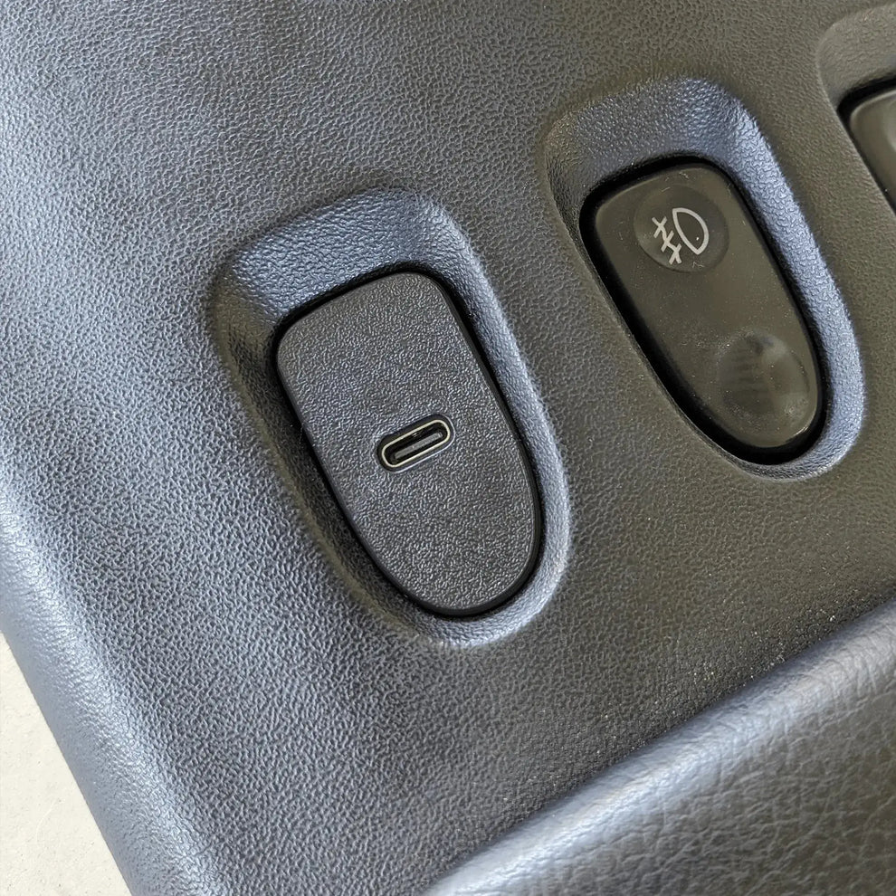 [FD3S RX7] Center Console Button - USB C Passthrough – Code Red Performance
