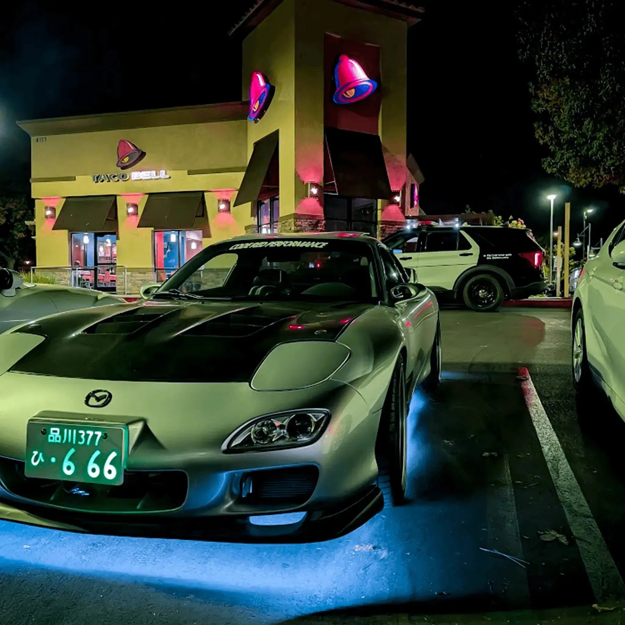 Custom Light-Up LED License Plate – Code Red Performance